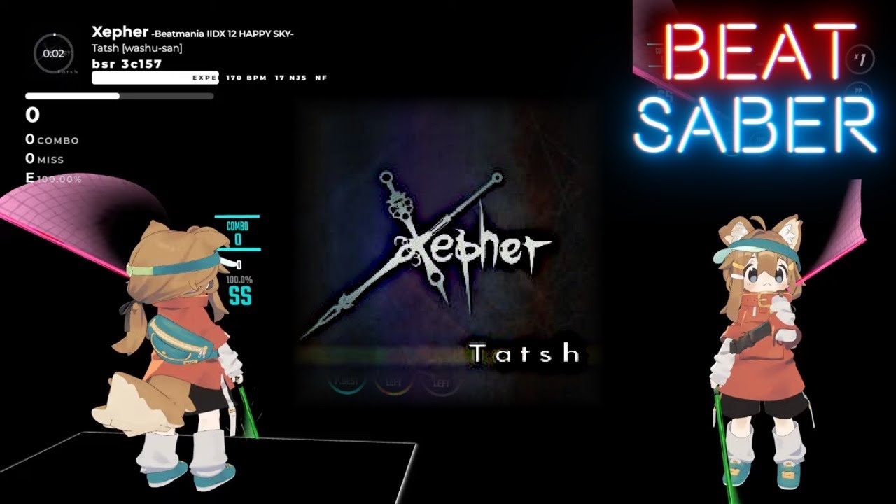 【Beat Saber】Xepher EXPERT CLEAR - YouTube