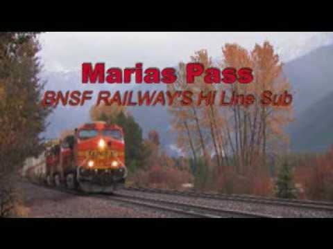 Marias Pass: BNSF's Hi Line Subdivision - YouTube