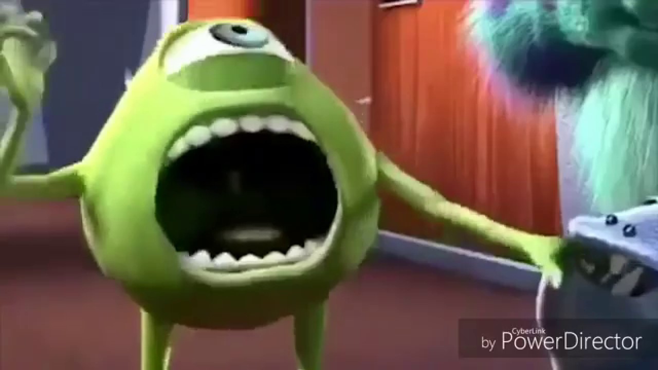Mike Wazowski gets bitten - YouTube