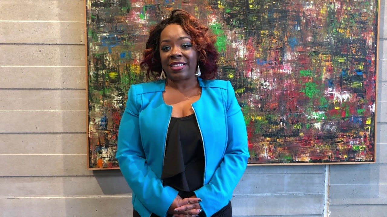 Shaquera Martindale with the City of Easton RDA on completing the ...