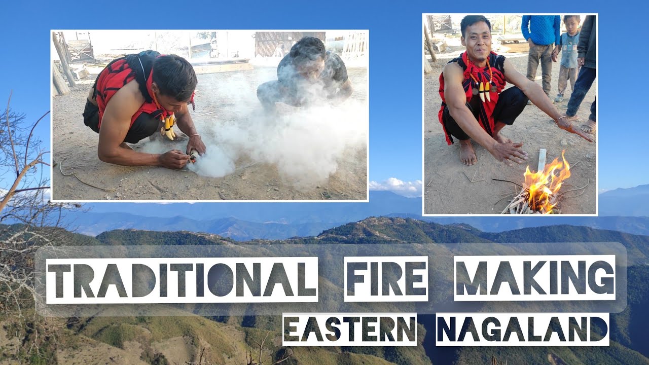 Rural Villagers 🔥 Making Fire 🔥 Using Only Bamboo | TRADITIONAL NAGA ...