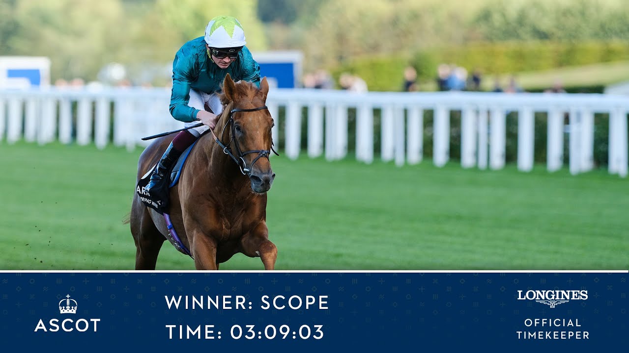 Scope Wins The Harrogate Water B Corp Noel Murless Stakes - YouTube