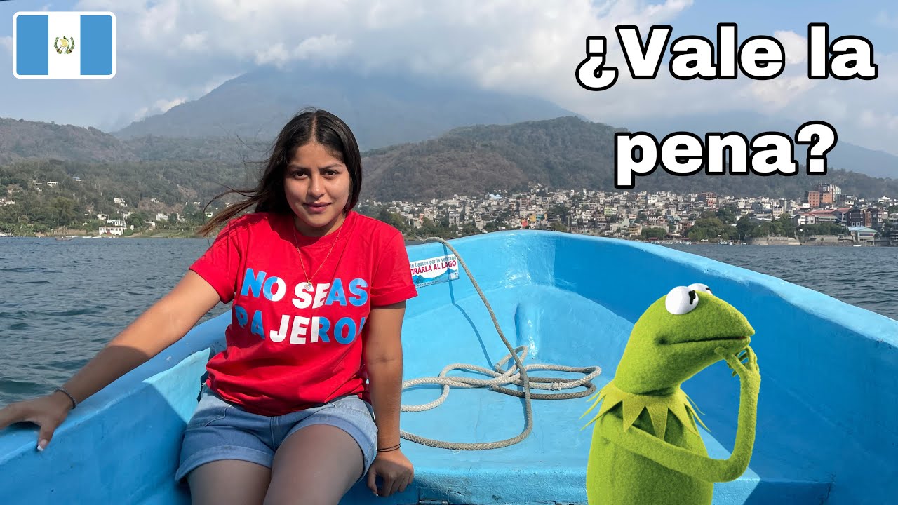 Viajé en LANCHA PÚBLICA en el LAGO MÁS HERMOSO DEL MUNDO 🇬🇹 Lago de ...