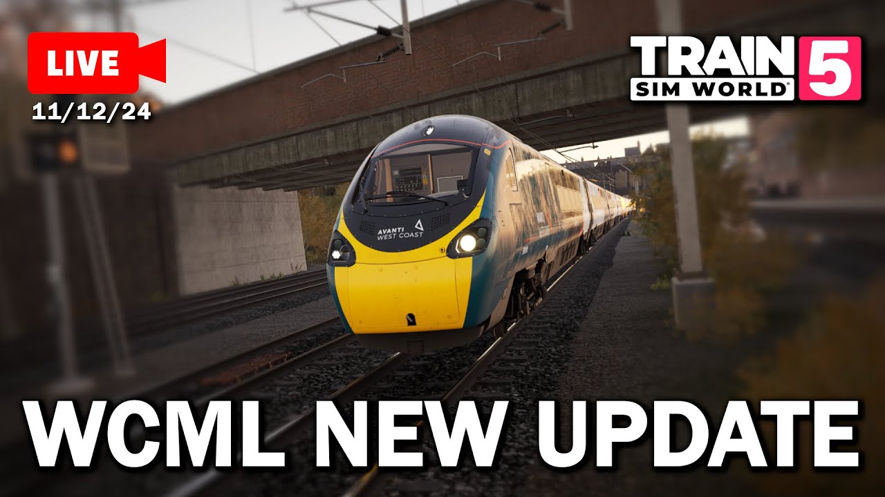 LIVE! - WCML: London Euston - Milton Keynes NEW UPDATE - Train Sim ...