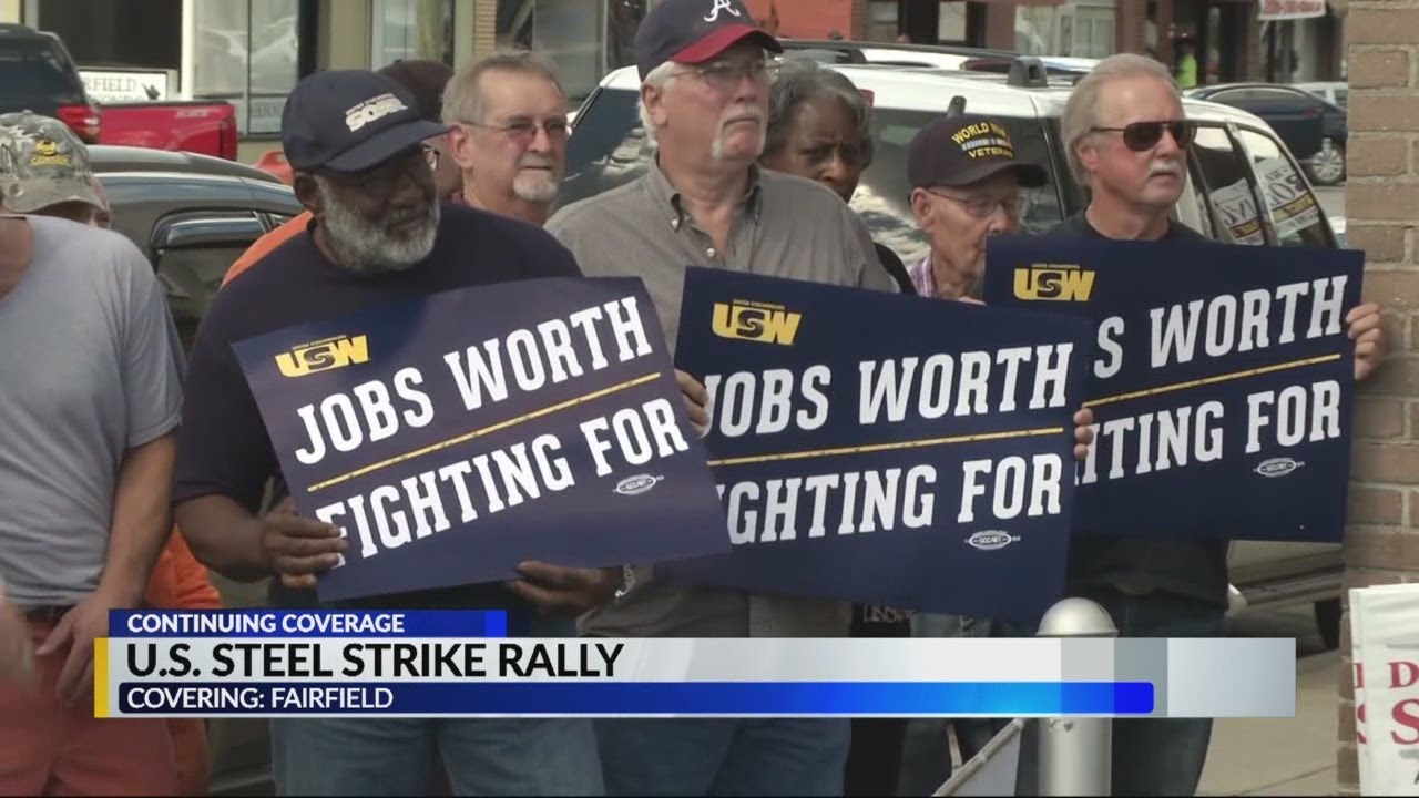U.S. Steel strike rally - YouTube