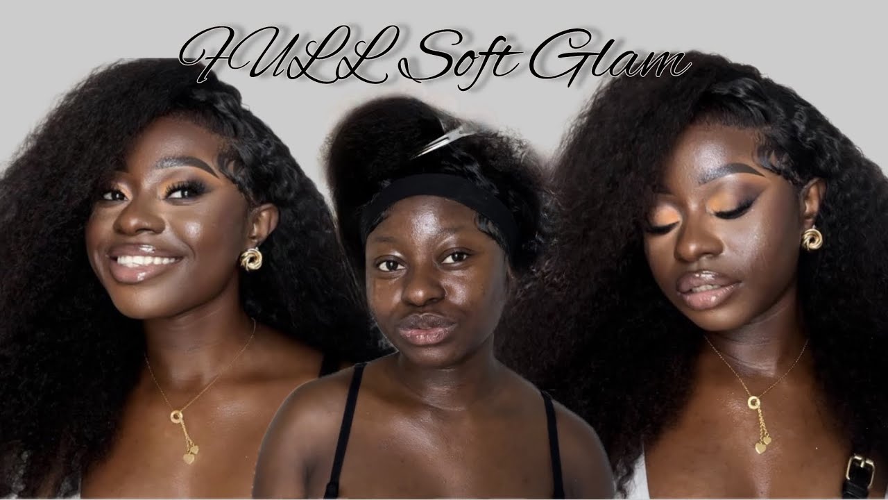 FULL Soft Glam Makeup Tutorial! Beginner Friendly, Detailed, on dark ...