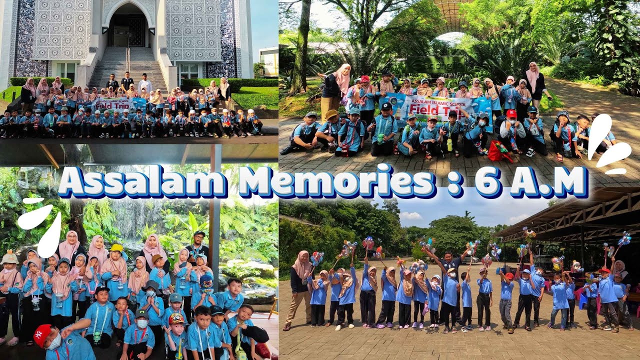 6 A.M Vlog ~ Grade 1 Goes To Masjid An-Noor & Godong Ijo - YouTube