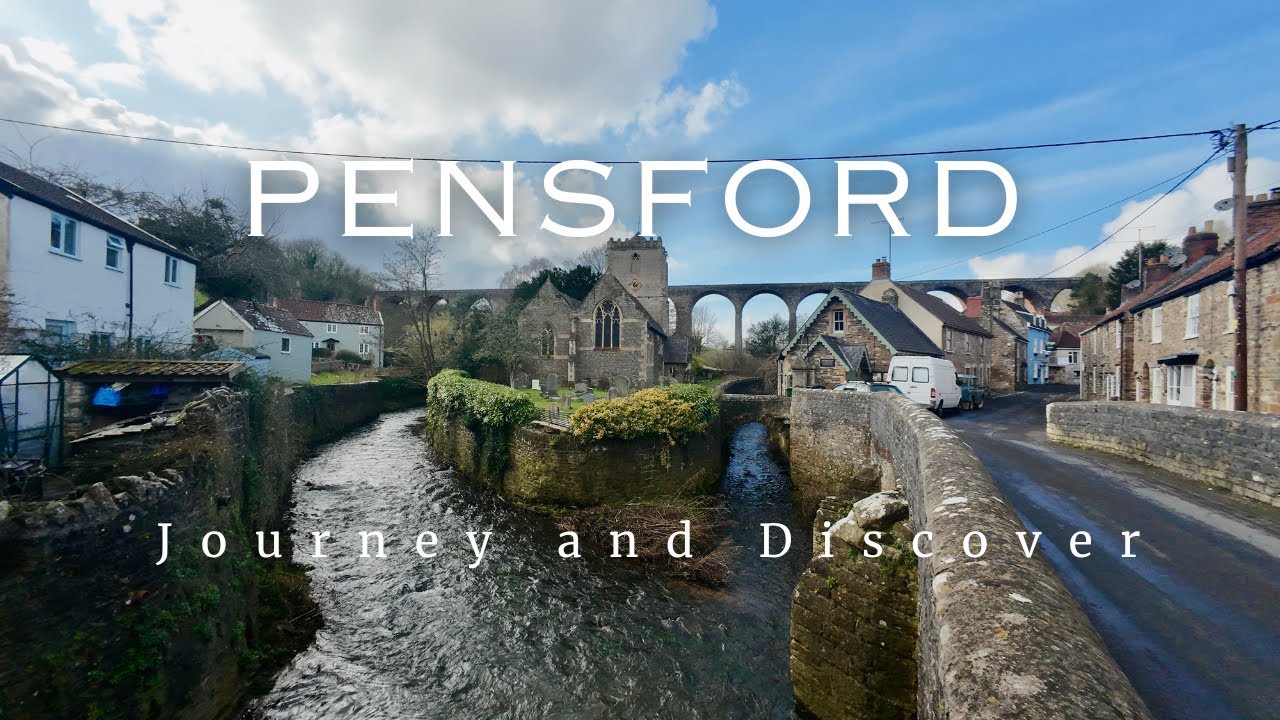[4K] Strolling through Pensford: Nature Trails and Picturesque Views ...