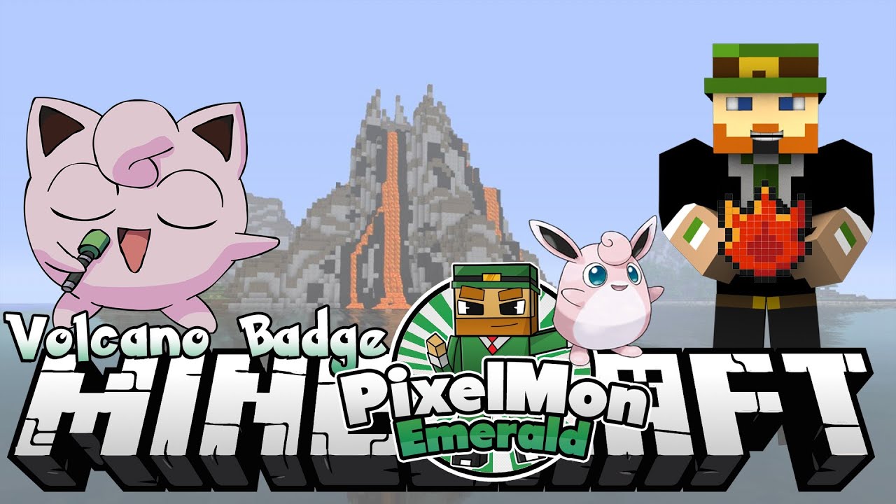Minecraft Pixelmon Emerald #88 Volcano Badge - YouTube