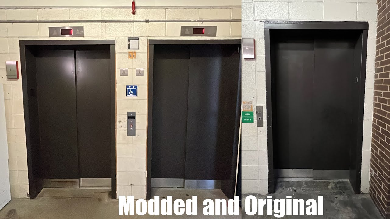 Montgomery Hydraulic Elevators at the Midtown Ramp in Appleton, WI - YouTube