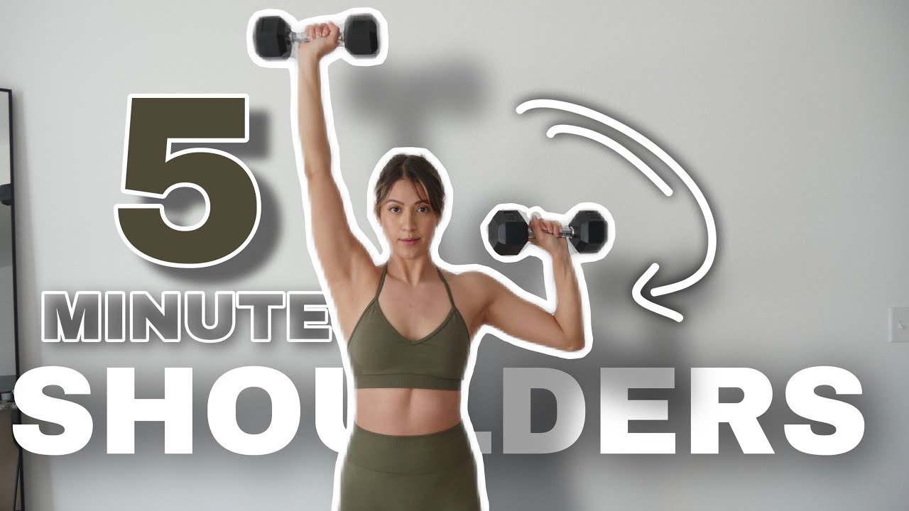 5 MINUTE SHOULDERS (HOME WORKOUT) - YouTube