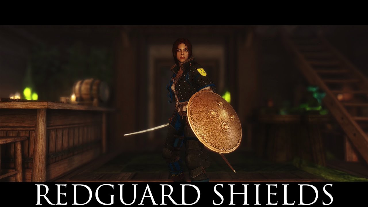 TES V - Skyrim Mods: Redguard Shields - YouTube