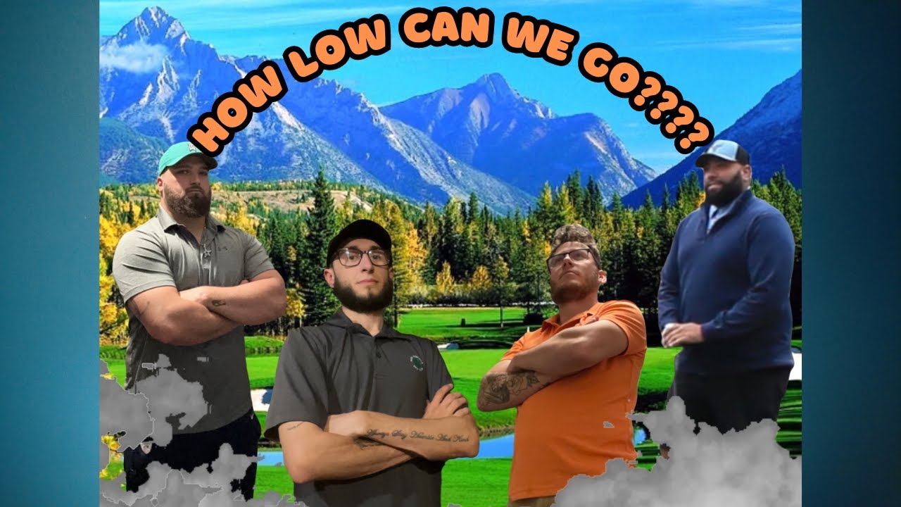 4 Man SCRAMBLE!!!! How low can we go!!! #1 - YouTube
