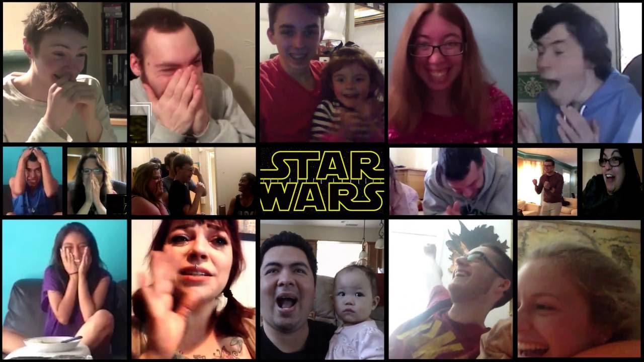 Star Wars 7: The Force Awakens - Trailer 2 (Reactions Mashup) - YouTube