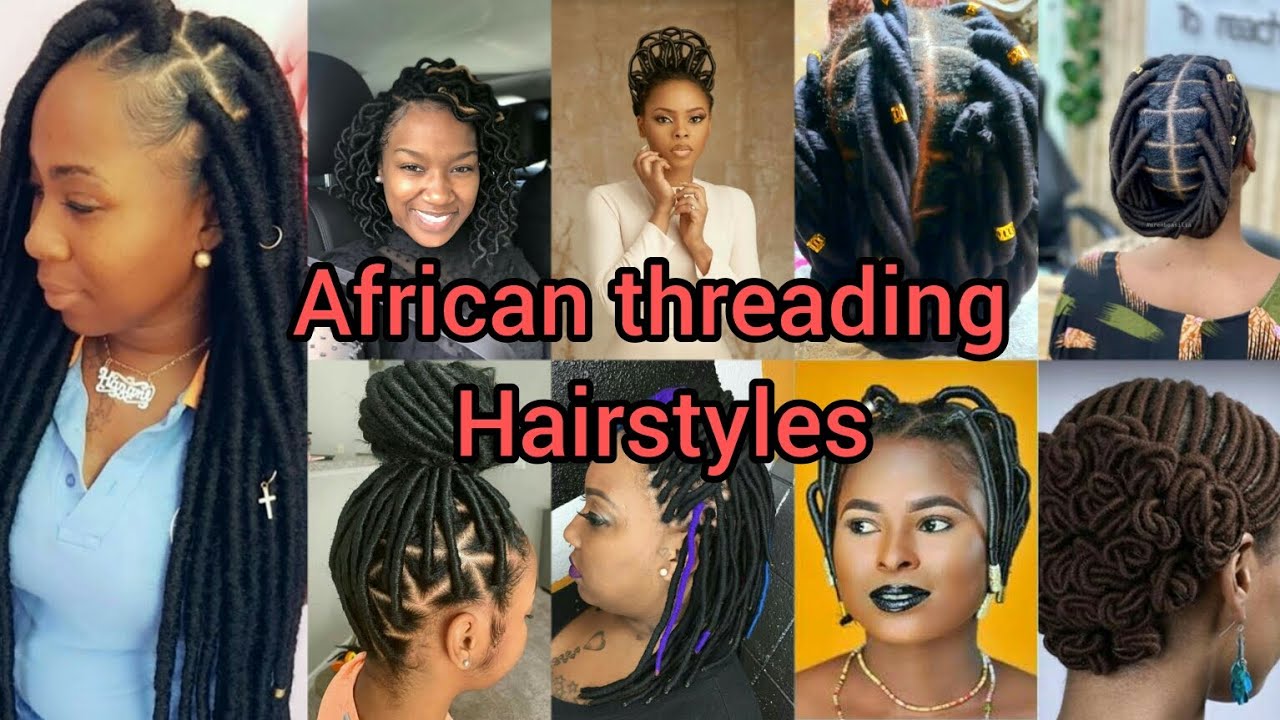 Cutest African threading hairstyles | African hairstyles for natural ...