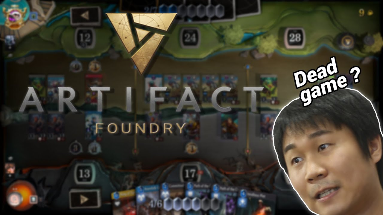 First time playthrough - Let's play card game | Artifact Foundry - YouTube
