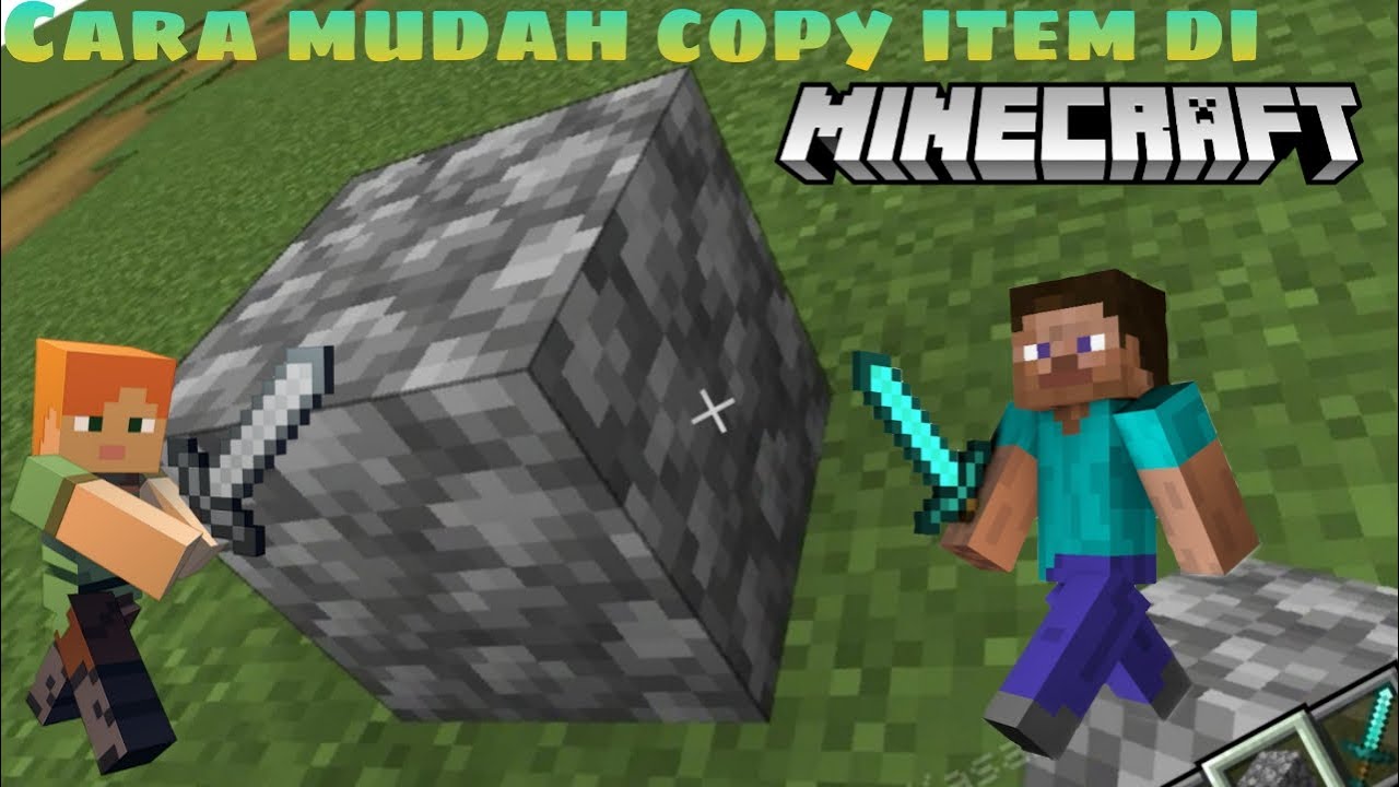 Cara mudah copy item di minecraft 🍂 - YouTube