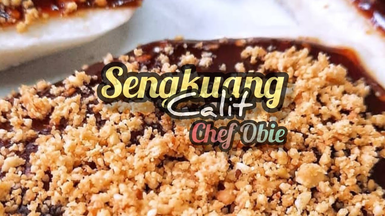 Cara Buat Sengkuang Calit Yg Mudah Dan Sedap Chef Obie - YouTube