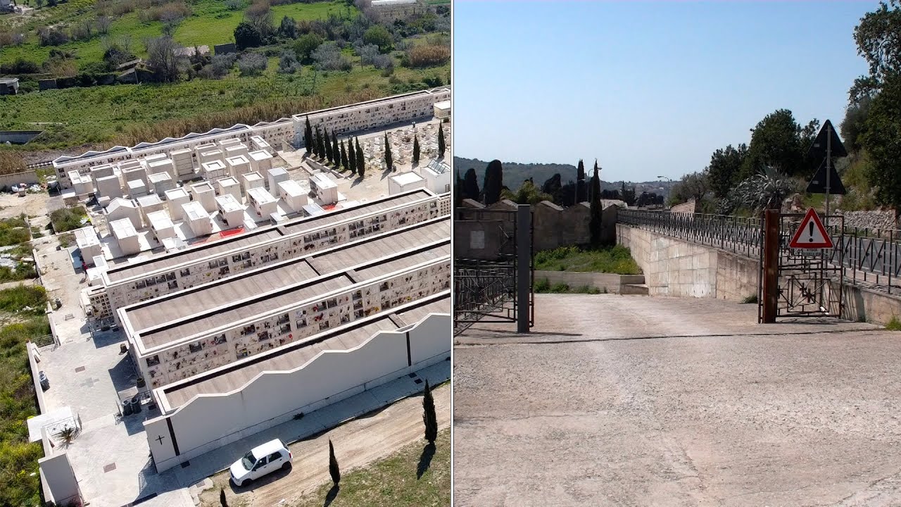SCICLI-CIMITERO, ALTRI LOCULI PROVVISORI - YouTube