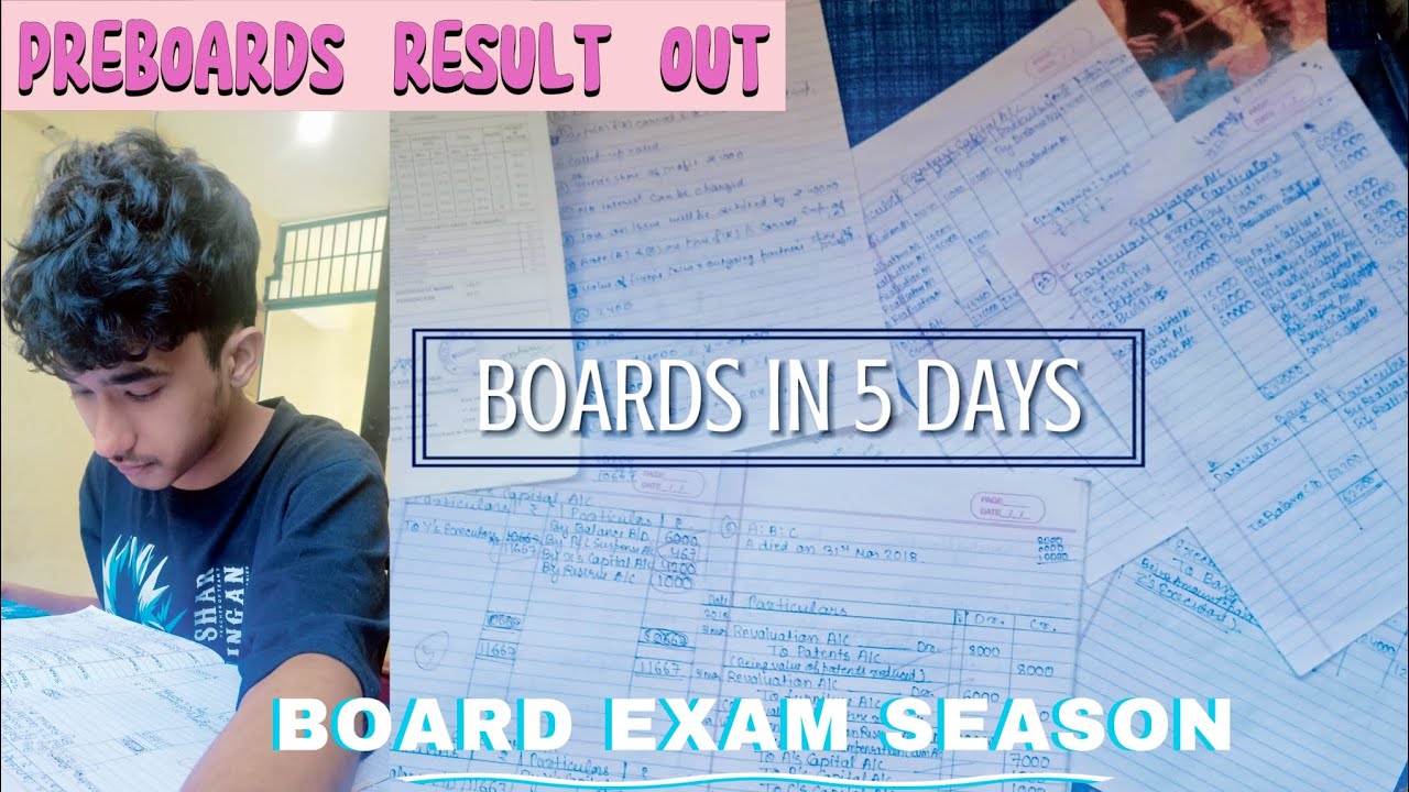 JUST 5 DAYS LEFT FOR BOARDS 2025 | PREBOARDS RESULT | BOARDS STRATEGY - YouTube