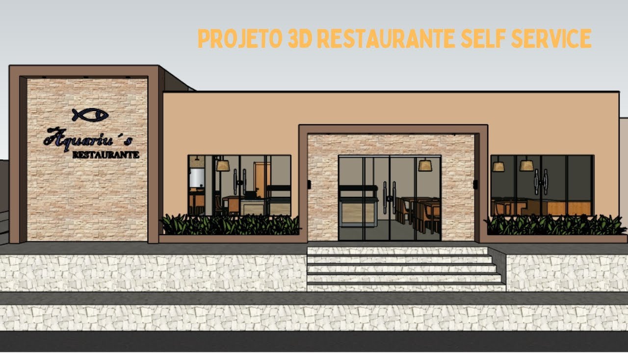 PROJETO DE RESTAURANTE SELF SERVICE - YouTube