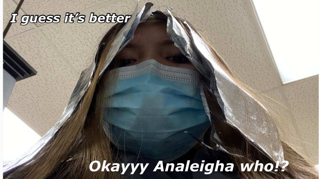 I bleached my hair pt2 | Analeigha Nguyen - YouTube