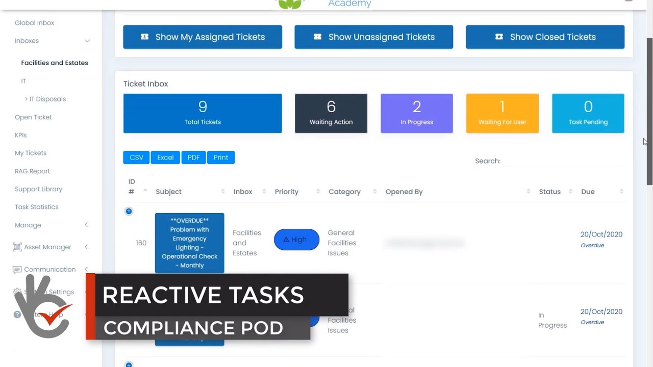 Reactive Tasks Overview - Compliance Pod - YouTube