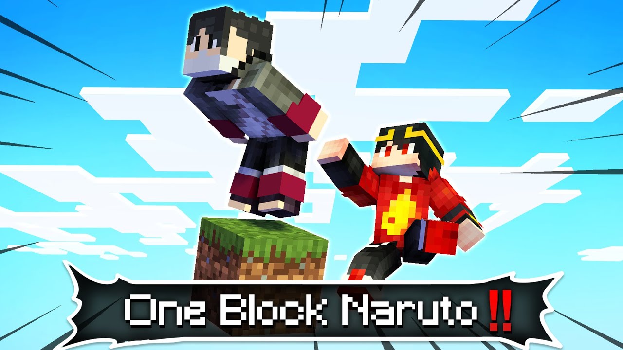 Petualangan Baru di One Block Tapi Naruto?!😱 Minecraft One Block Naruto ...