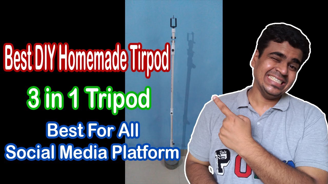 How to make tripod at home |Best DIY homemade tripod stand | how to ...