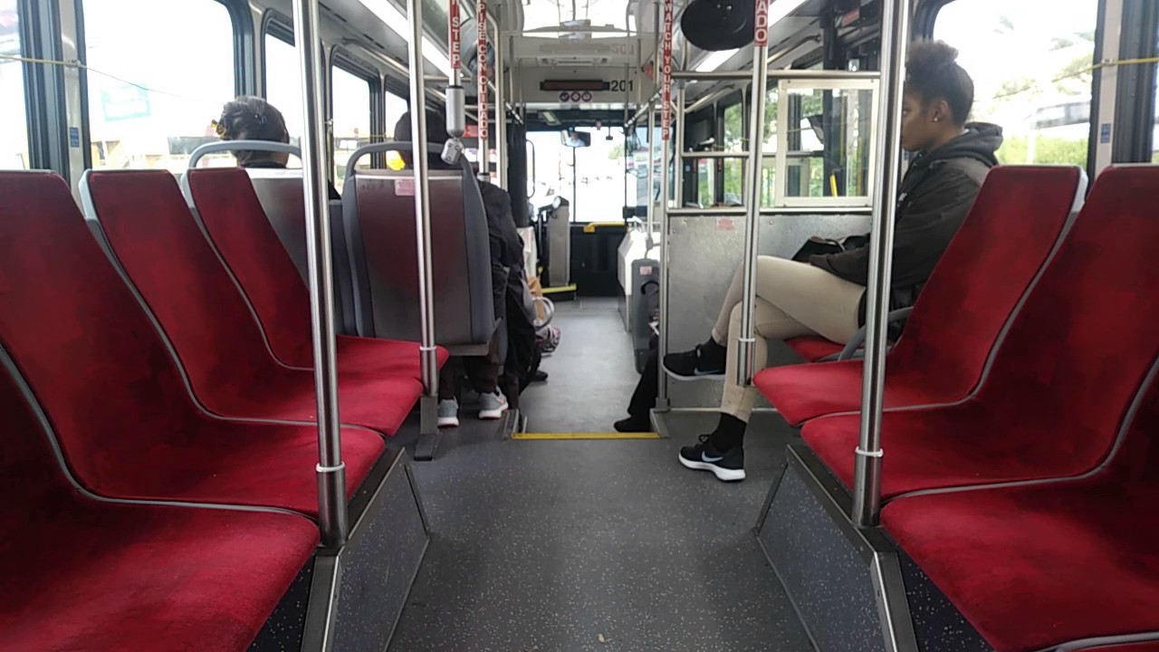 San Diego MTS 201 on route 8 - YouTube