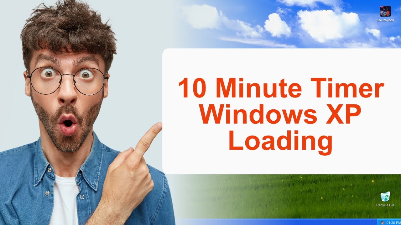 10 Minute Timer Windows XP Loading ⏳ Countdown - School and Homework ...