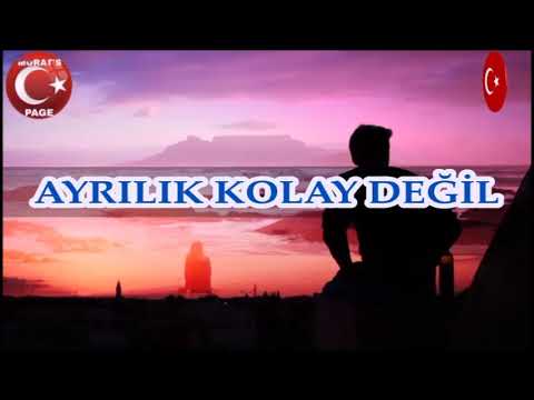 Ayrılık Kolay Değil - KARAOKE