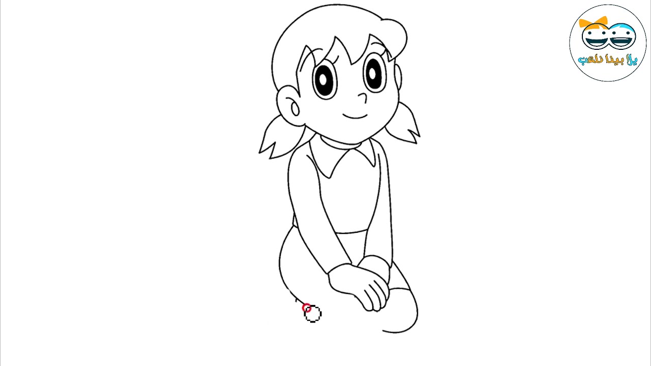 Drawing Shizuo from Doraemon cartoon, the most beautiful note - let's ...