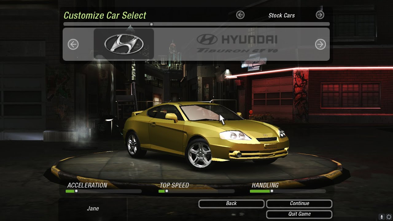 NFS Underground 2 Hyundai Tiburon Customization - YouTube