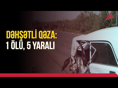 Sabirabadda iki “Vaz - 2107” toqquşdu – APA TV