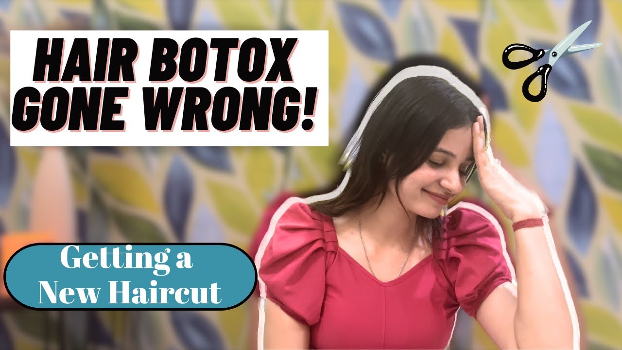 HAIR BOTOX REVIEW had to get a haircut 💇‍♀️ vlog - YouTube