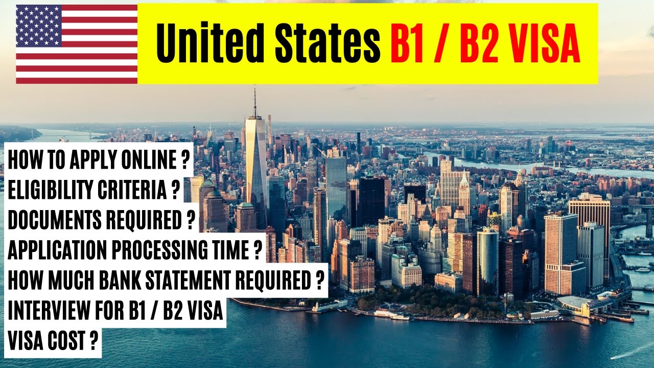 USA B1-B2 Visa 2023 | How To Apply Online | Documentation | How Much ...