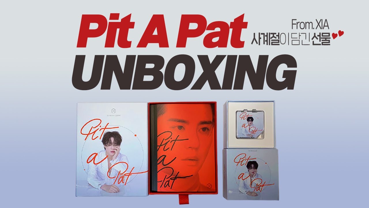 시아준수 Pit A Pat 앨범(이라 쓰고 선물이라 읽는다) 언박싱 (일반+키트) - YouTube