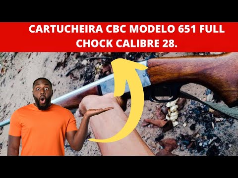 CARTUCHEIRA CBC MODELO 651 FULL CHOCK CALIBRE 28