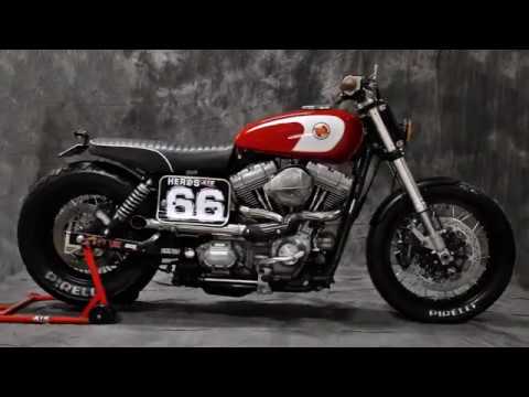 Harley Davidson Dyna Street Tracker by Pepo Rosell|Custom Moto - YouTube