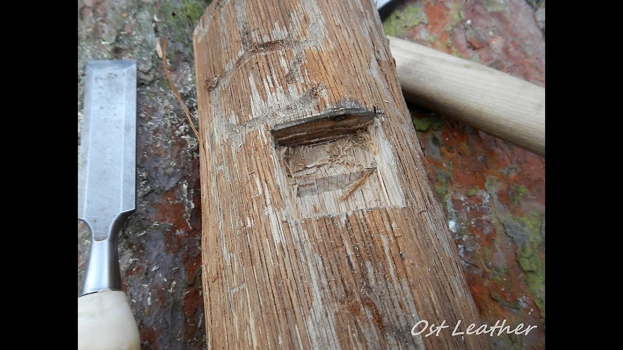 How to make "wooden helper for splitting firewood" - YouTube