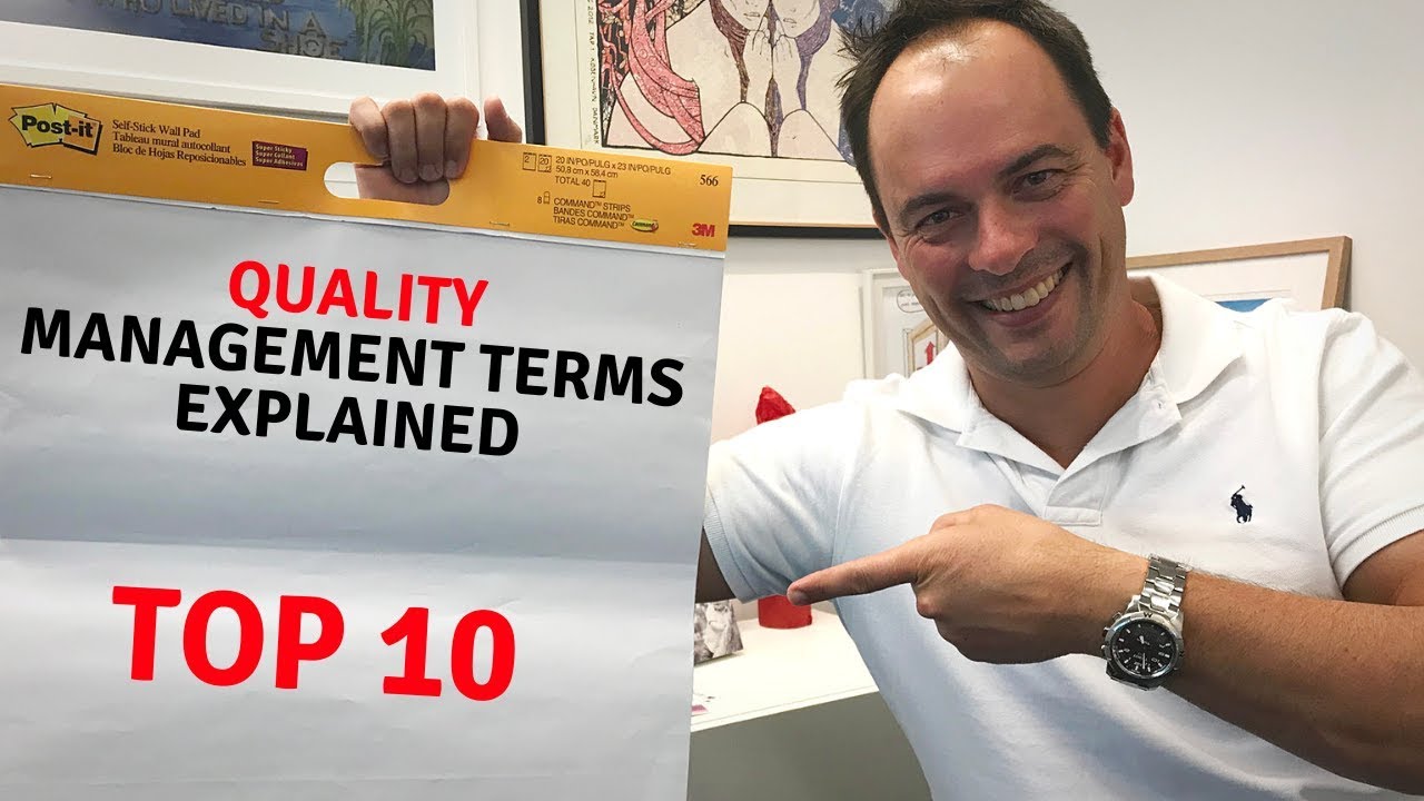 10 Terms a Quality Manager Must Know! (IMPORTANT) Understand the ...