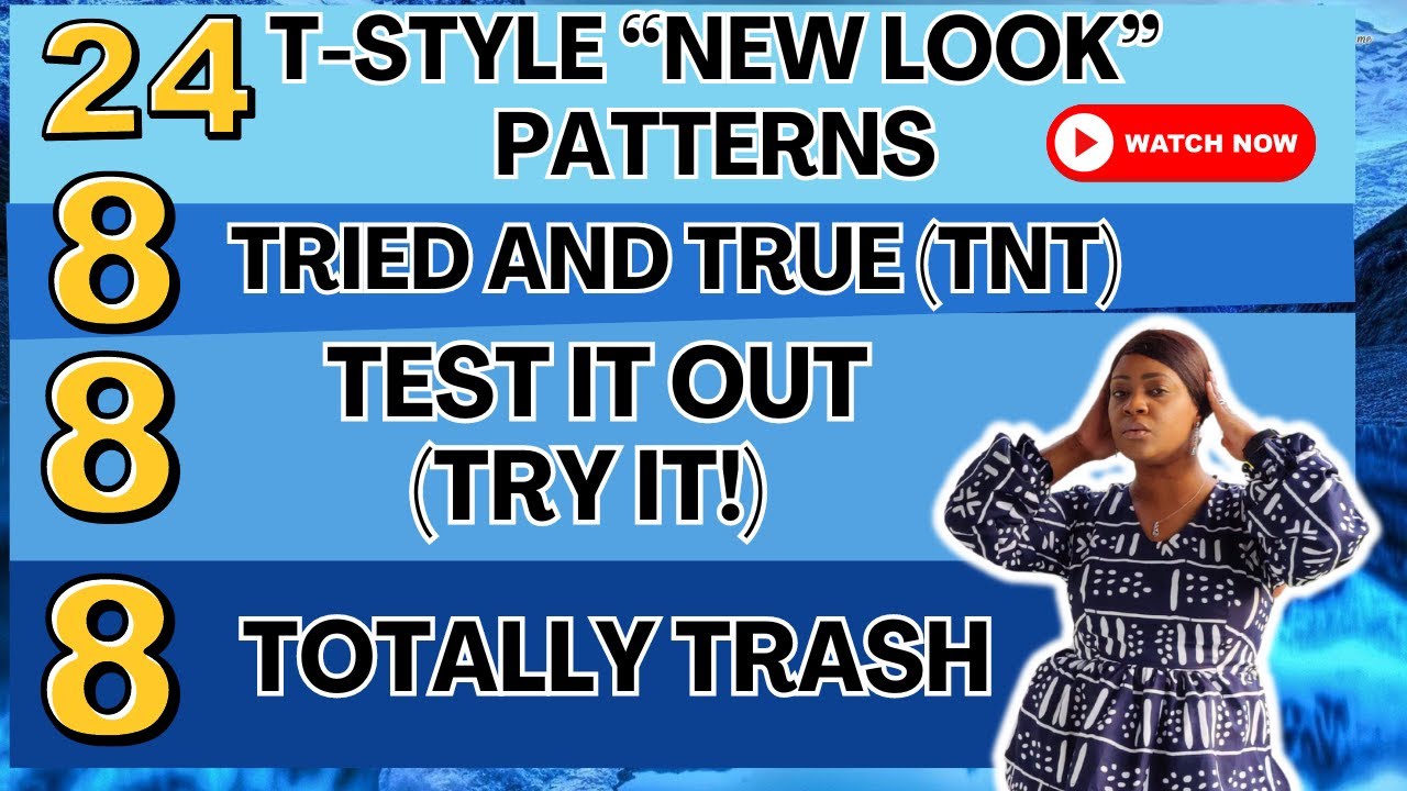 #540: 🔥24 T-Style Patterns featuring New Look Patterns | TNT, Try It ...