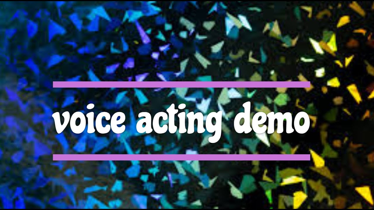 my VA demo reel - YouTube