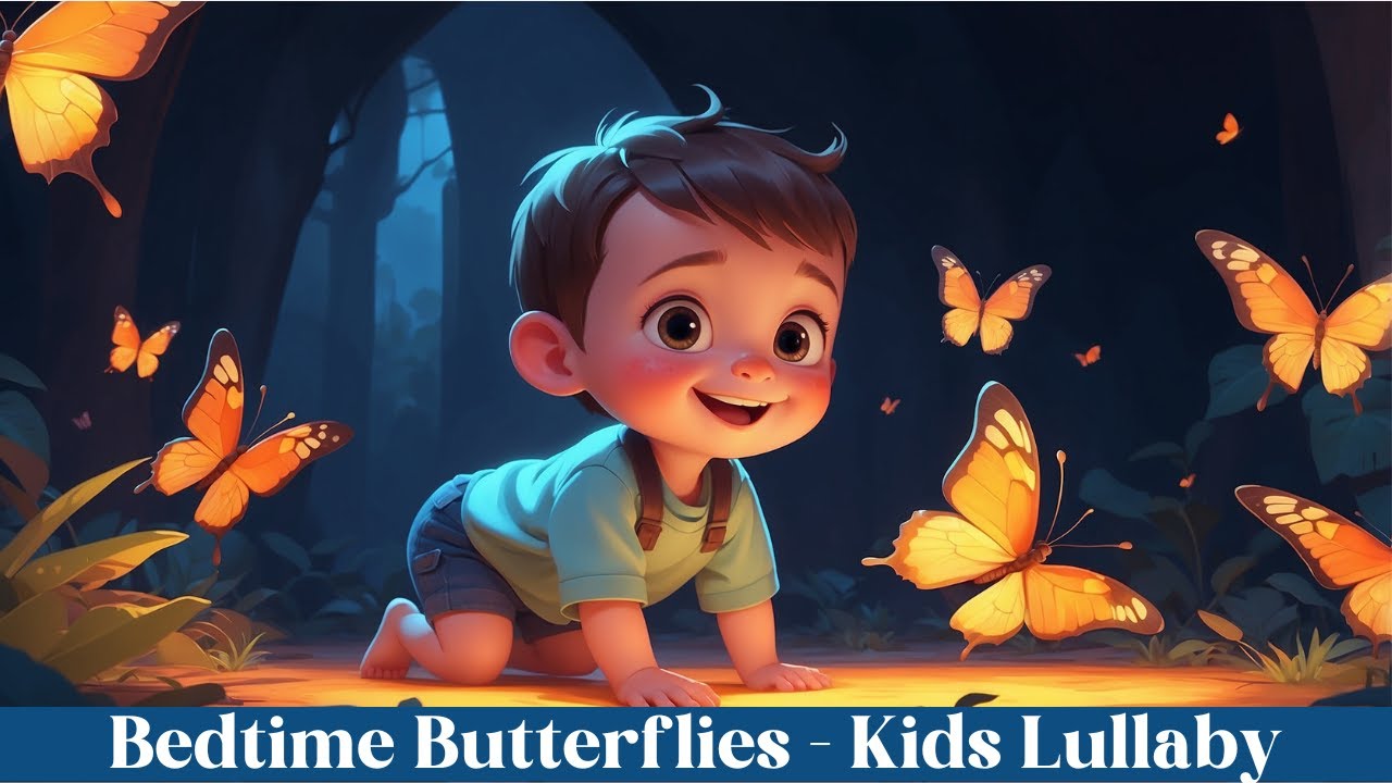 Bedtime Butterflies 🦋 Gentle Sleep Music for Kids | Calming Children's ...
