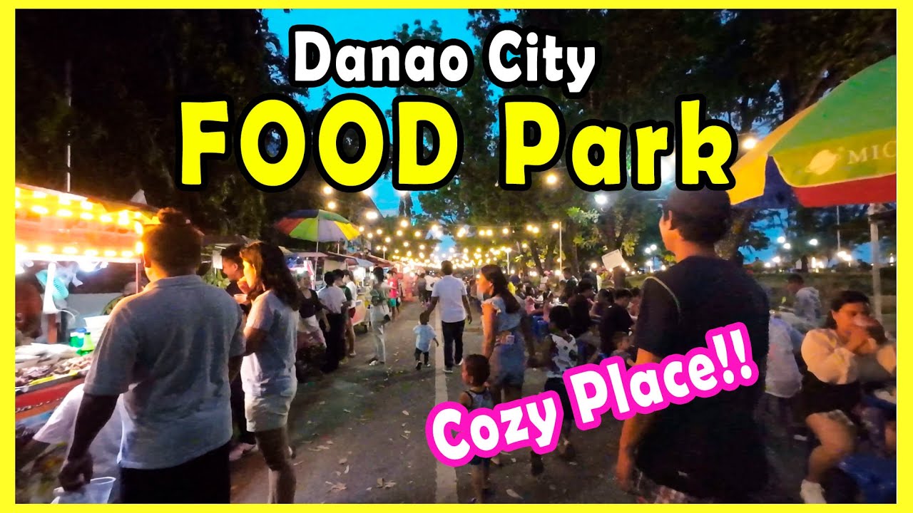 Danao City Food Park at Night Walk Tour - YouTube