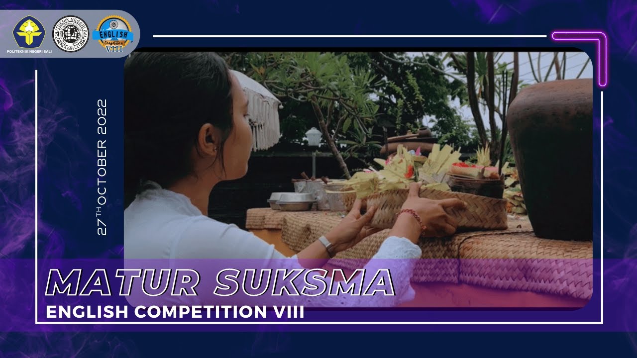 Matur Suksma of English Competition VIII - YouTube
