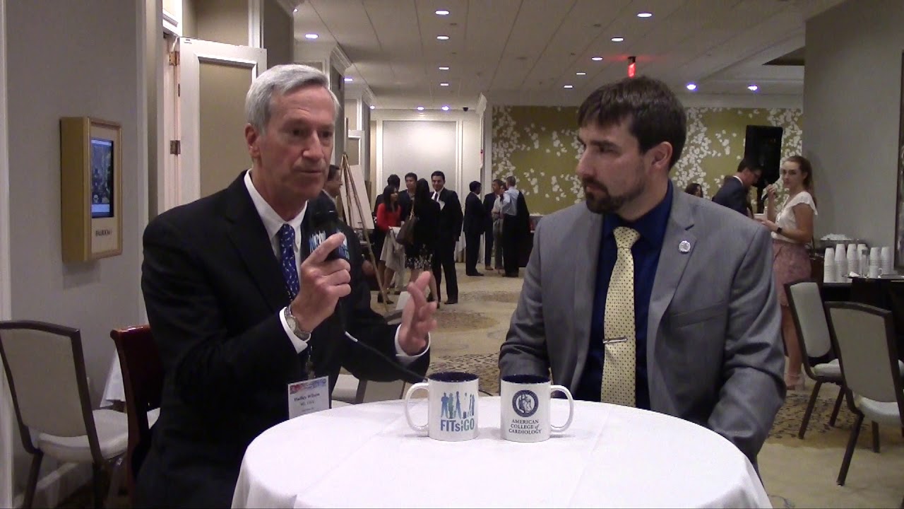 Dr. Hadley Wilson, Chair, ACC Board of Governors, discussing advocacy ...