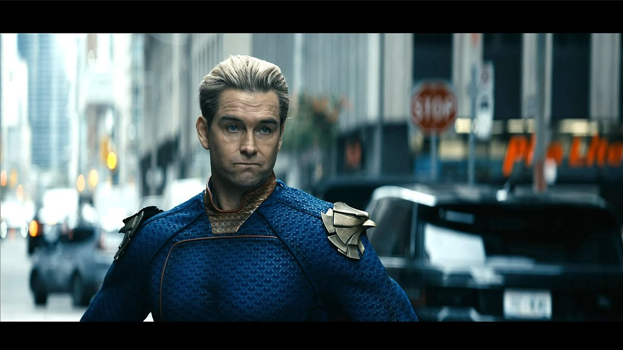 The Boys Season 4 Homelander and Ryan staged Bank Robbery - YouTube