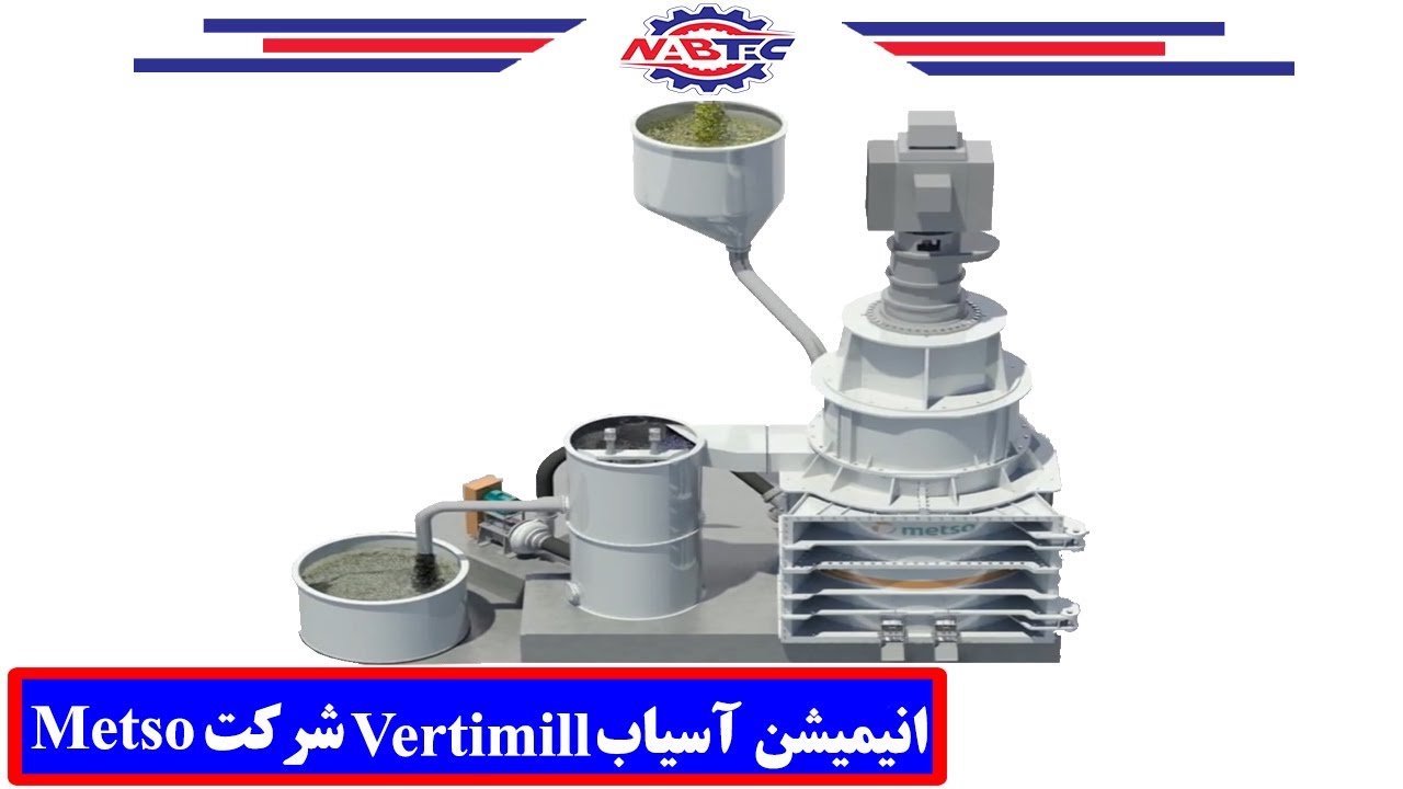 Metso Vertimill Grinding Mill - Metso شرکت Vertimill انیمیشن آسیاب ...
